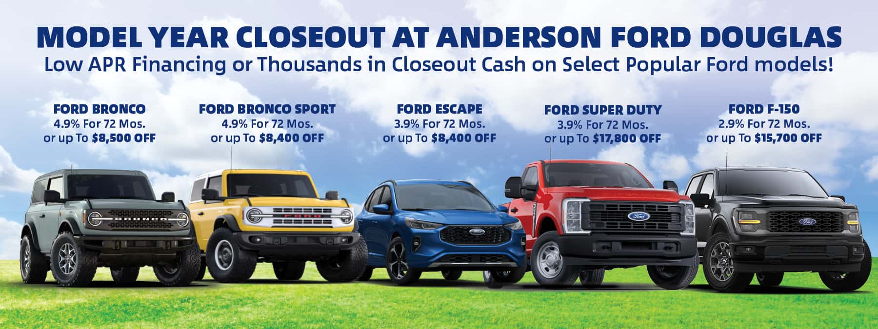 Ford Dealership In Douglas | Anderson Ford