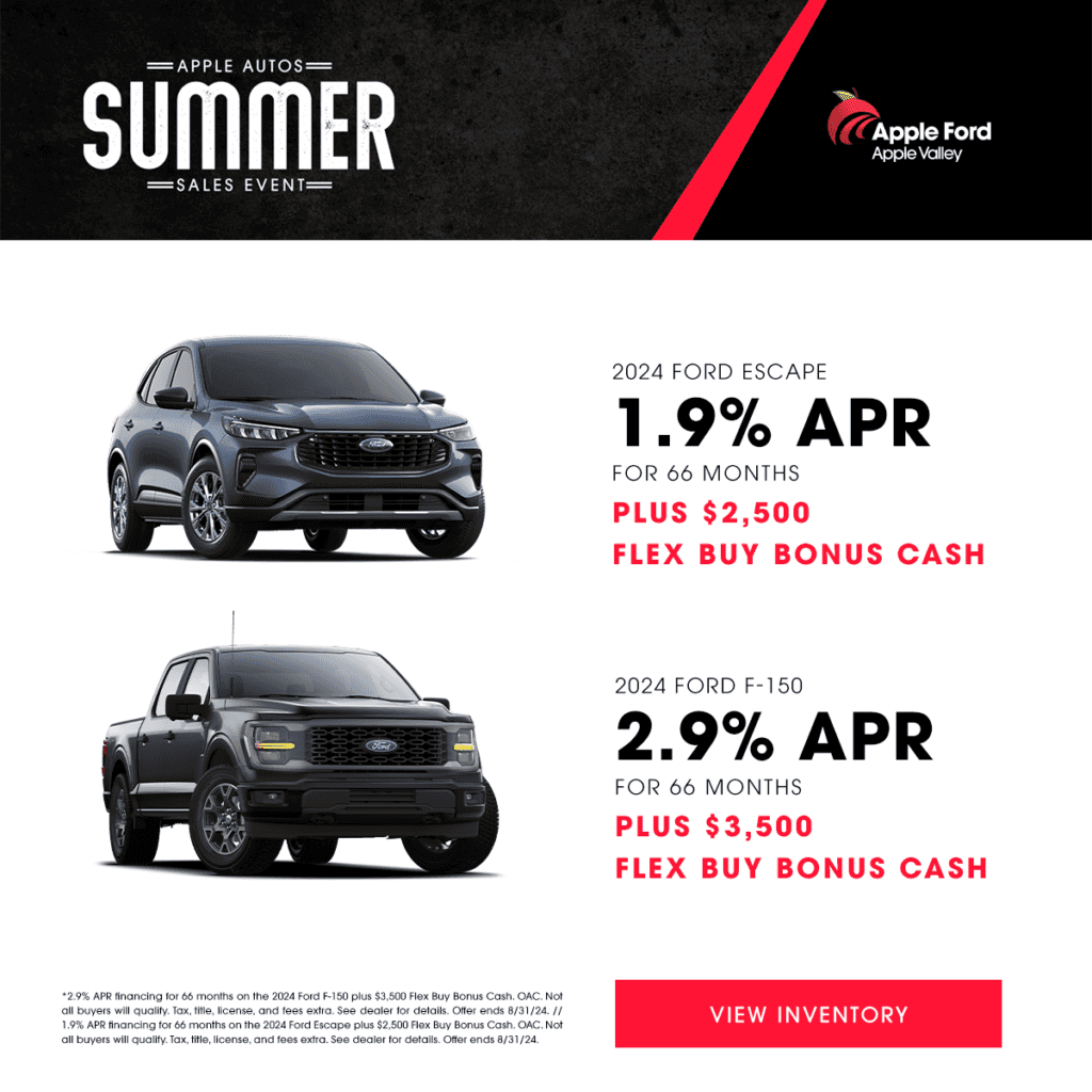 Current New Ford Specials Offers | Apple Ford Apple Valley