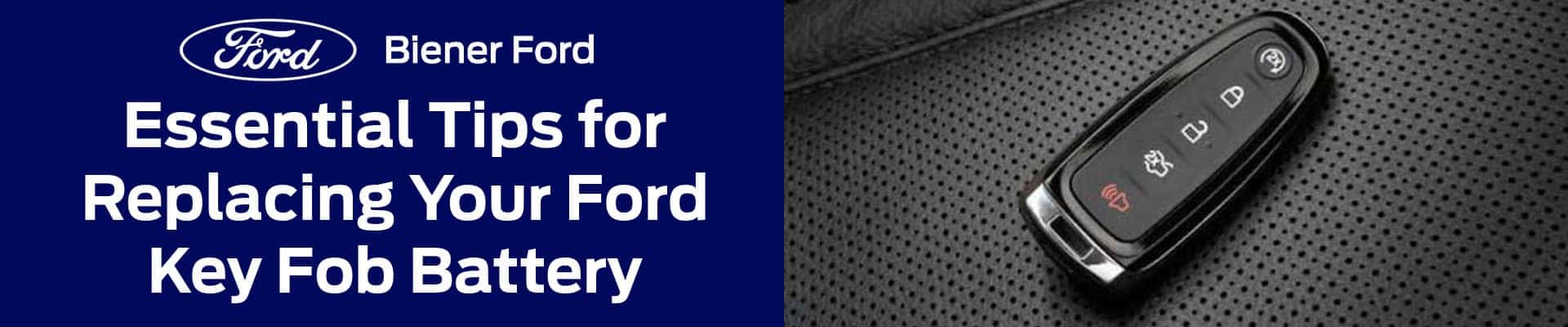 How to Replace Your Ford Key Fob Battery | Biener Ford