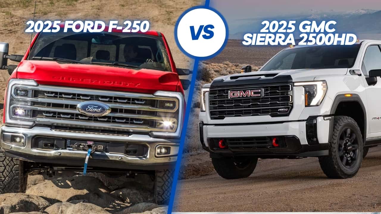 2025 Ford F-250 vs 2025 GMC Sierra 2500HD Comparison | Bob Tomes Ford
