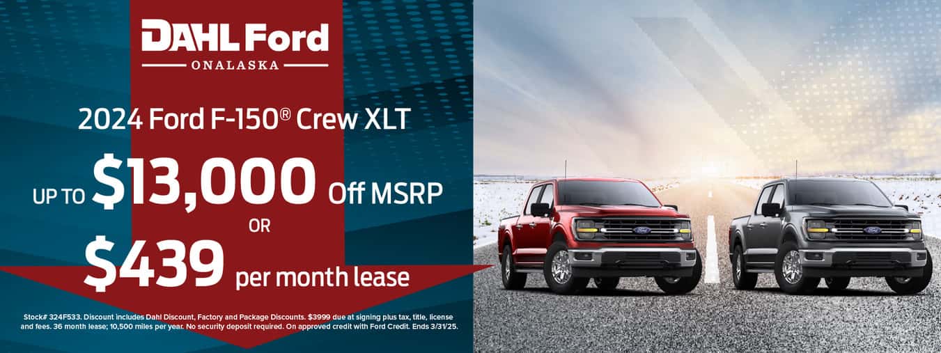 Dahl Ford Onalaska | Ford Dealer Serving Holmen, WI