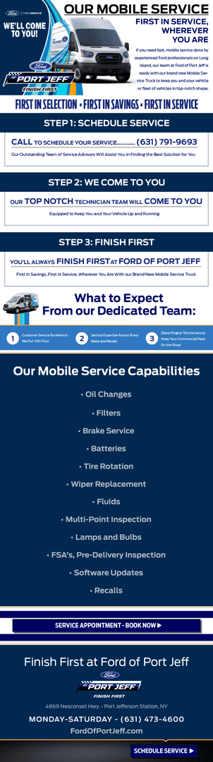 Mobile Service | Ford of Port Jeff