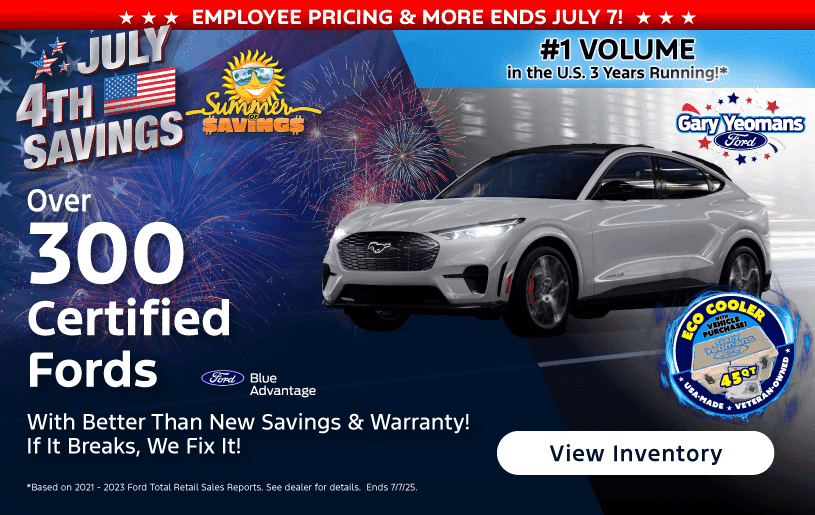 Current Ford Special Offers in Frankfort | Gary Yeomans Ford Frankfort