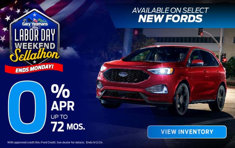 Current New Ford Specials Offers | Gary Yeomans Ford