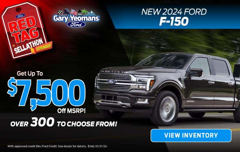Current New Ford Specials Offers | Gary Yeomans Ford