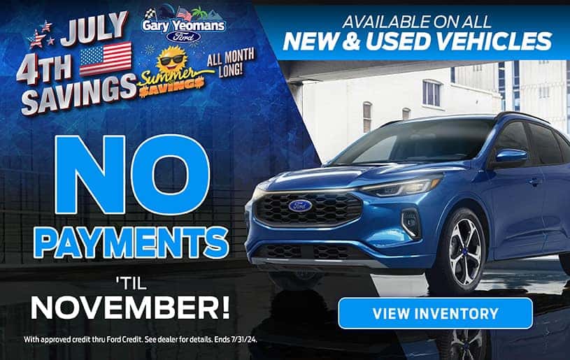 Current New Ford Specials Offers | Gary Yeomans Ford Palm Bay