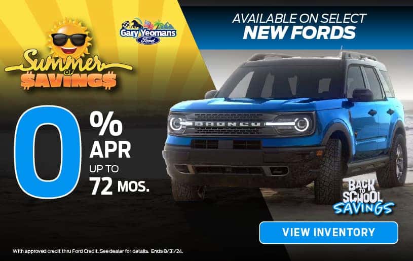 Current New Ford Specials Offers | Gary Yeomans Ford Palm Bay