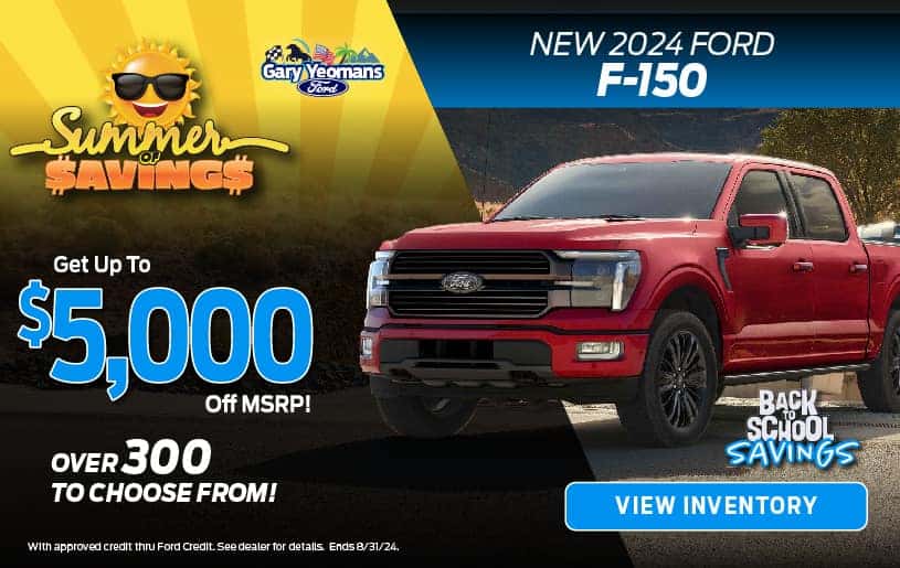 Current New Ford Specials Offers | Gary Yeomans Ford Palm Bay