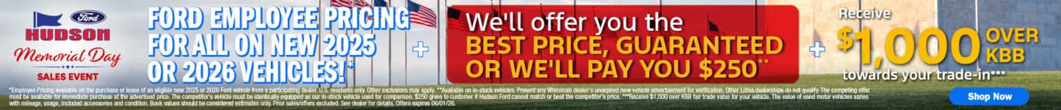 Hudson Ford | Ford Dealership in Hudson, WI