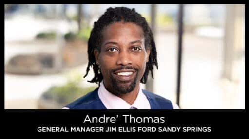 Andre’ Thomas Named New General Manager of Jim Ellis Ford Sandy Springs ...
