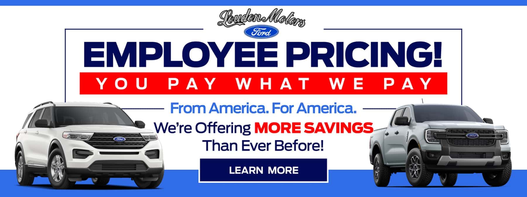 What is Ford Employee Pricing? [2025] | Loudon Motors Ford