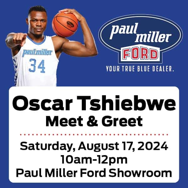 Oscar Tshiebwe Meet & Greet at Paul Miller Ford! | Paul Miller Ford