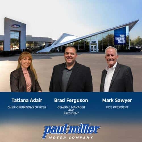 New Leadership at Paul Miller Motor Company | Paul Miller Ford