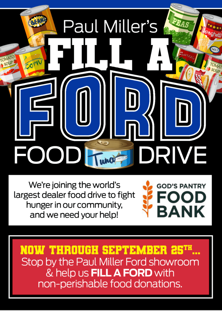 Fill-A-Ford Food Drive | Paul Miller Ford