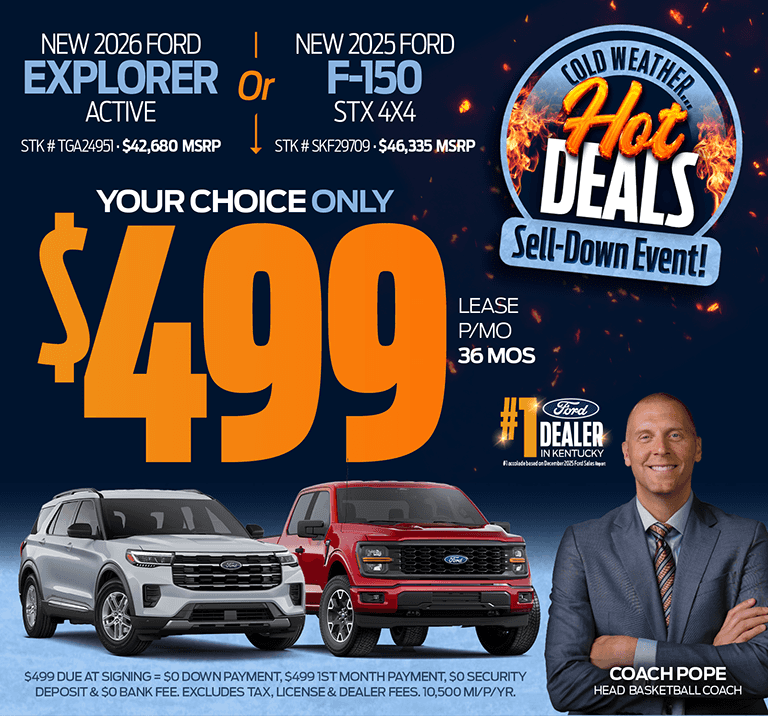 $499 Lease Special | Paul Miller Ford