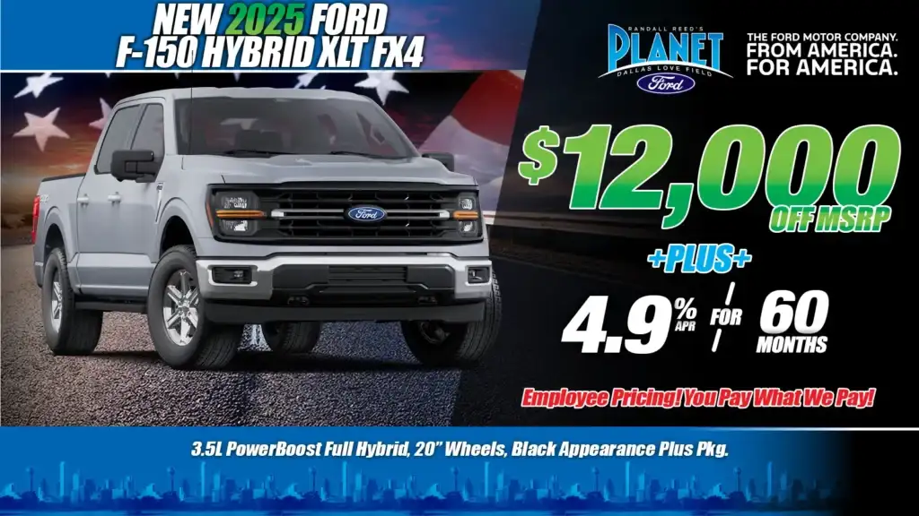 New Ford Vehicle Specials | Dallas Ford Dealer | Cash & APR Offers