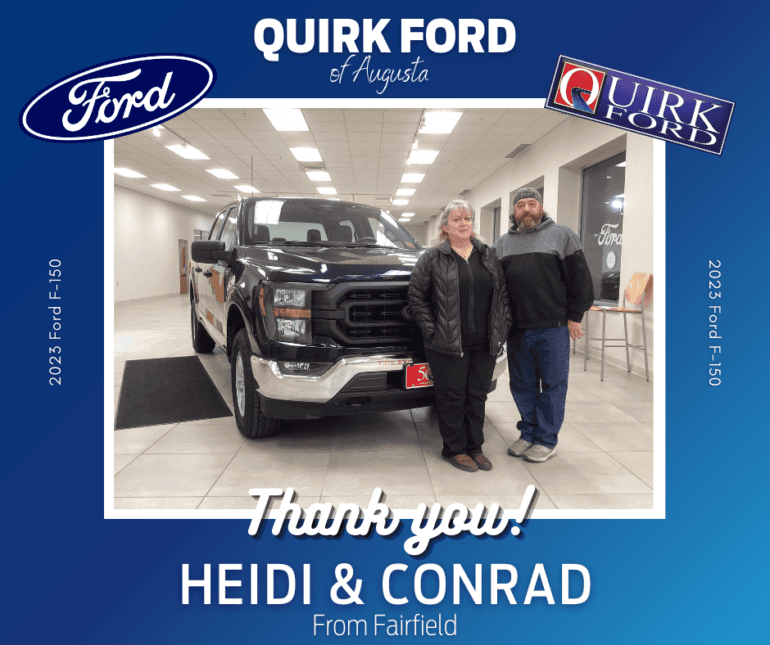 Heidi & Conrad from Fairfield, Maine | Quirk Ford of Augusta