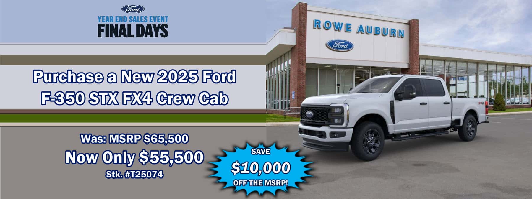 Ford Dealership In Auburn | Rowe Ford Auburn