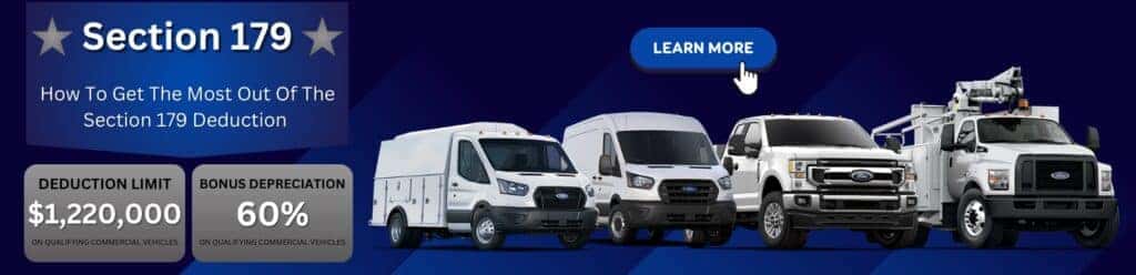 2024 Commercial Vehicle Write-Off - Section 179 Tax Deduction