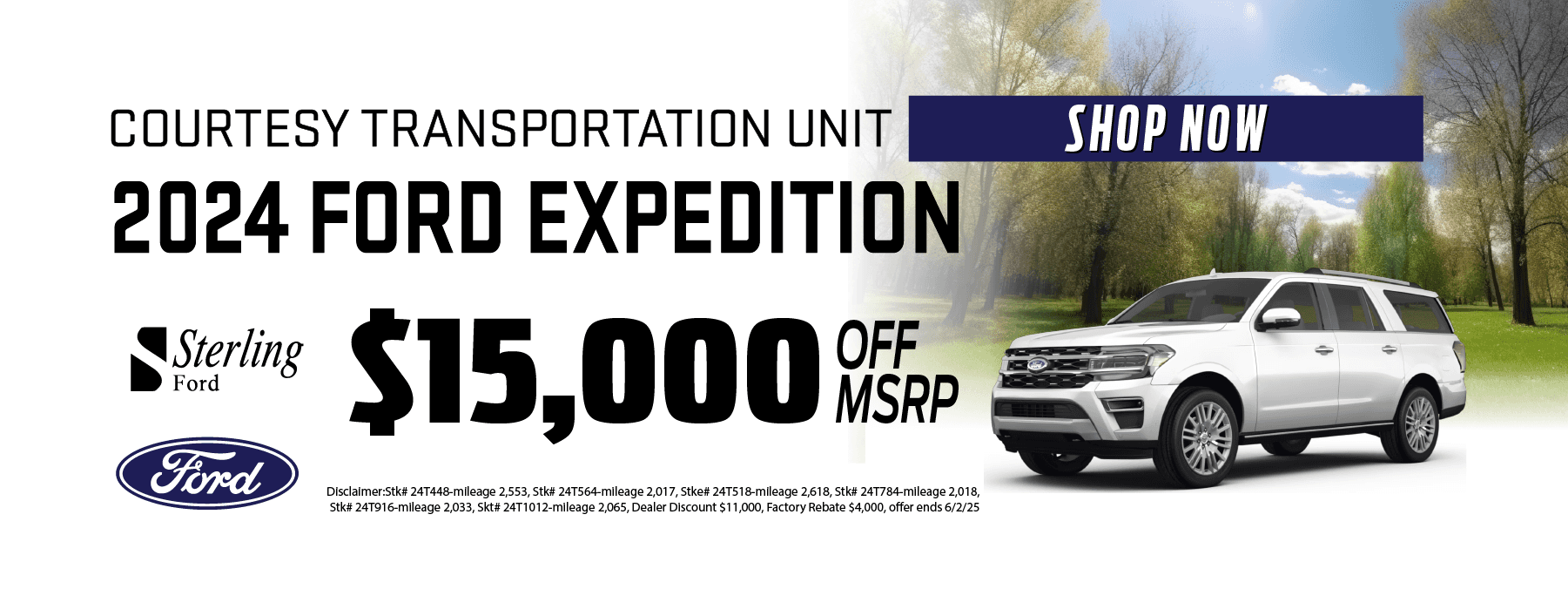 New Ford & Used Car Dealer in Opelousas | Sterling Ford