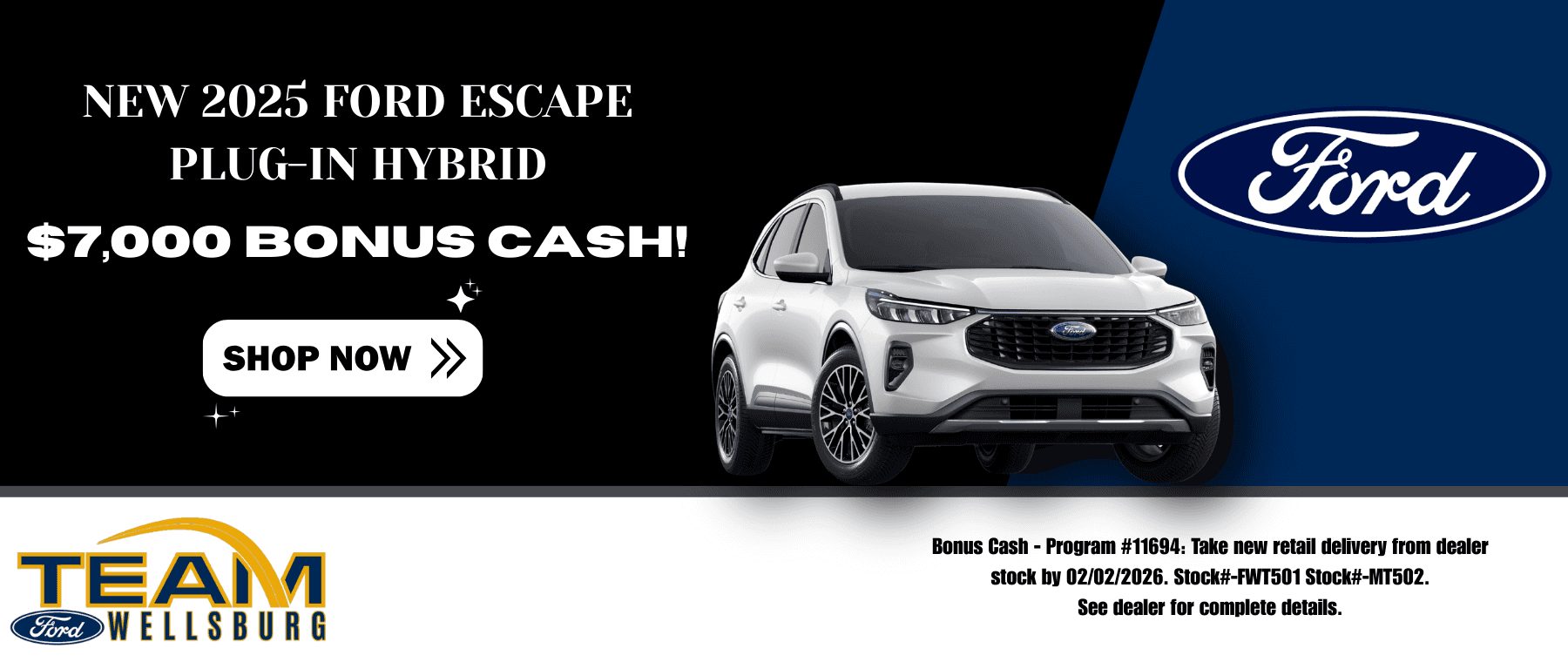 Welcome to Team Ford Wellsburg in West Virginia