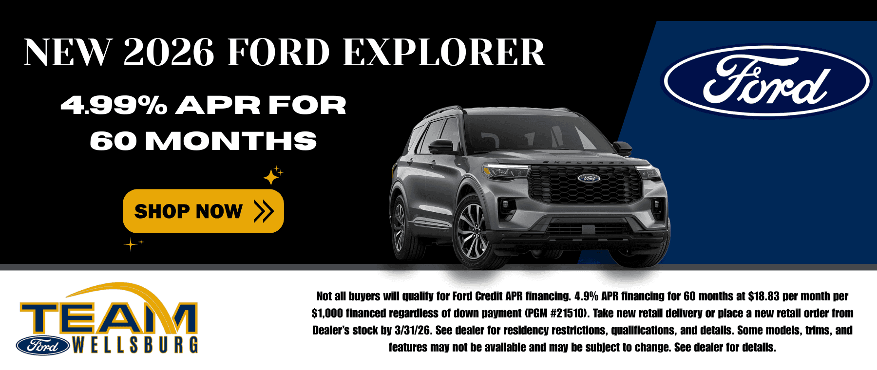 Welcome to Team Ford Wellsburg in West Virginia