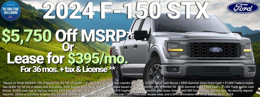 Current New Ford Specials Offers | The Ford Store San Leandro