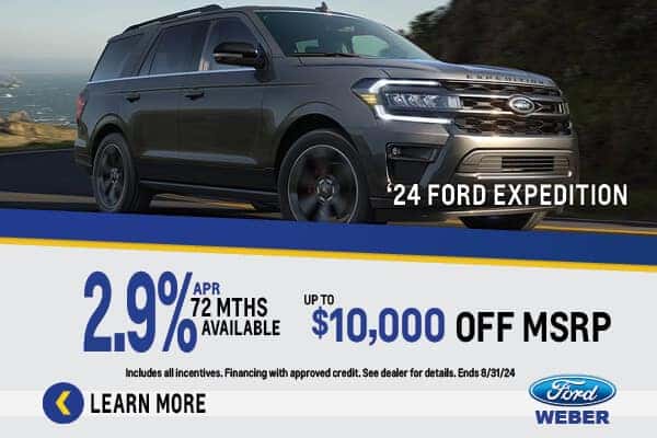 Monthly Specials | Weber Ford