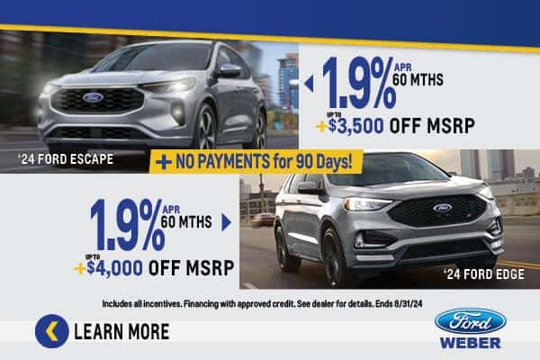 Monthly Specials | Weber Ford