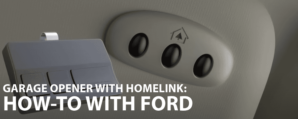 Program Your Ford HomeLink Garage Opener WA | Wendle Ford Spokane