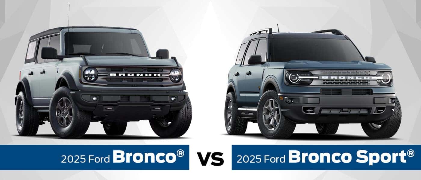 2025 Ford Bronco® vs. Bronco Sport® in La Grange, IL | Westfield Ford